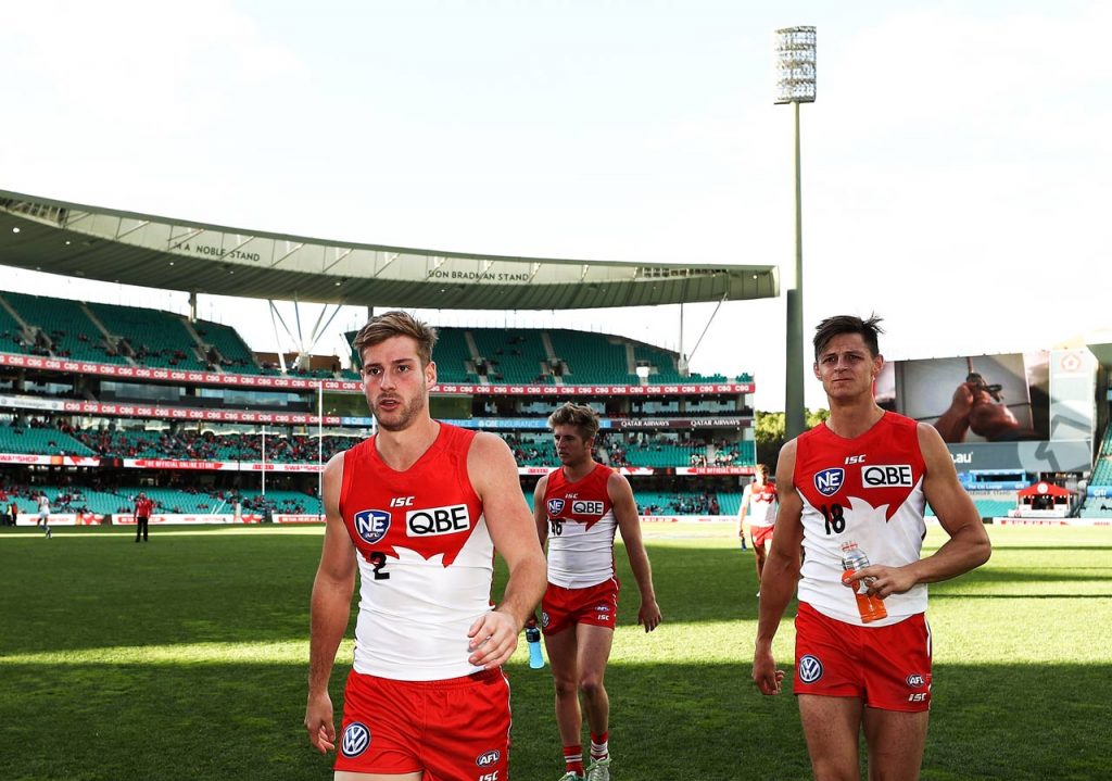 AFL | Sydney Swans defender Alex Johnson almost back after 5 knee ...