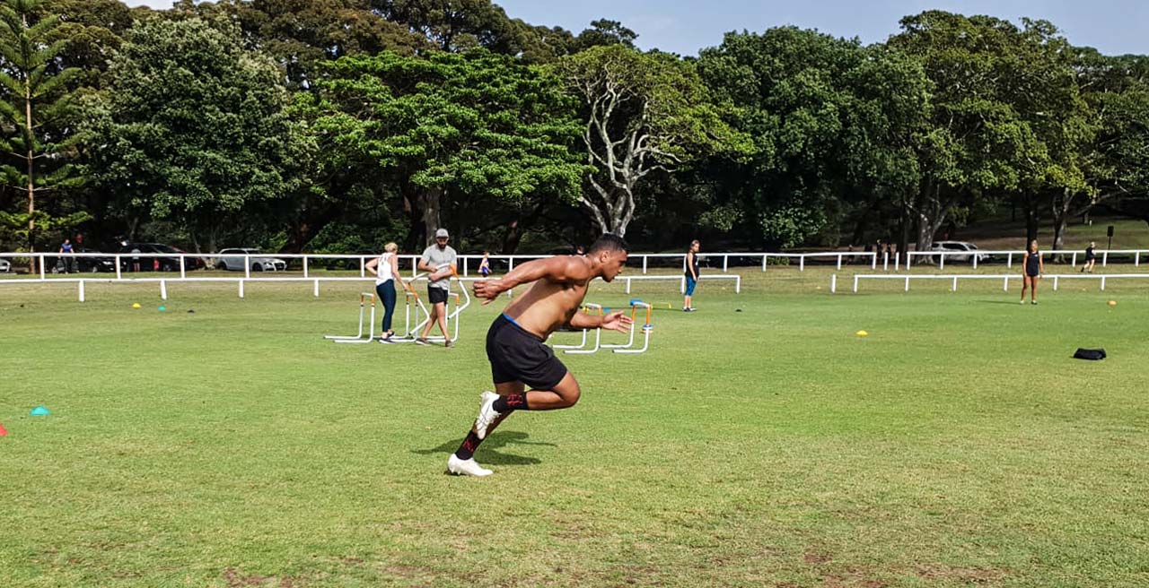 Josh Addo-Carr, Damien Cook & David Warner's sprint coach Roger Fabri ...